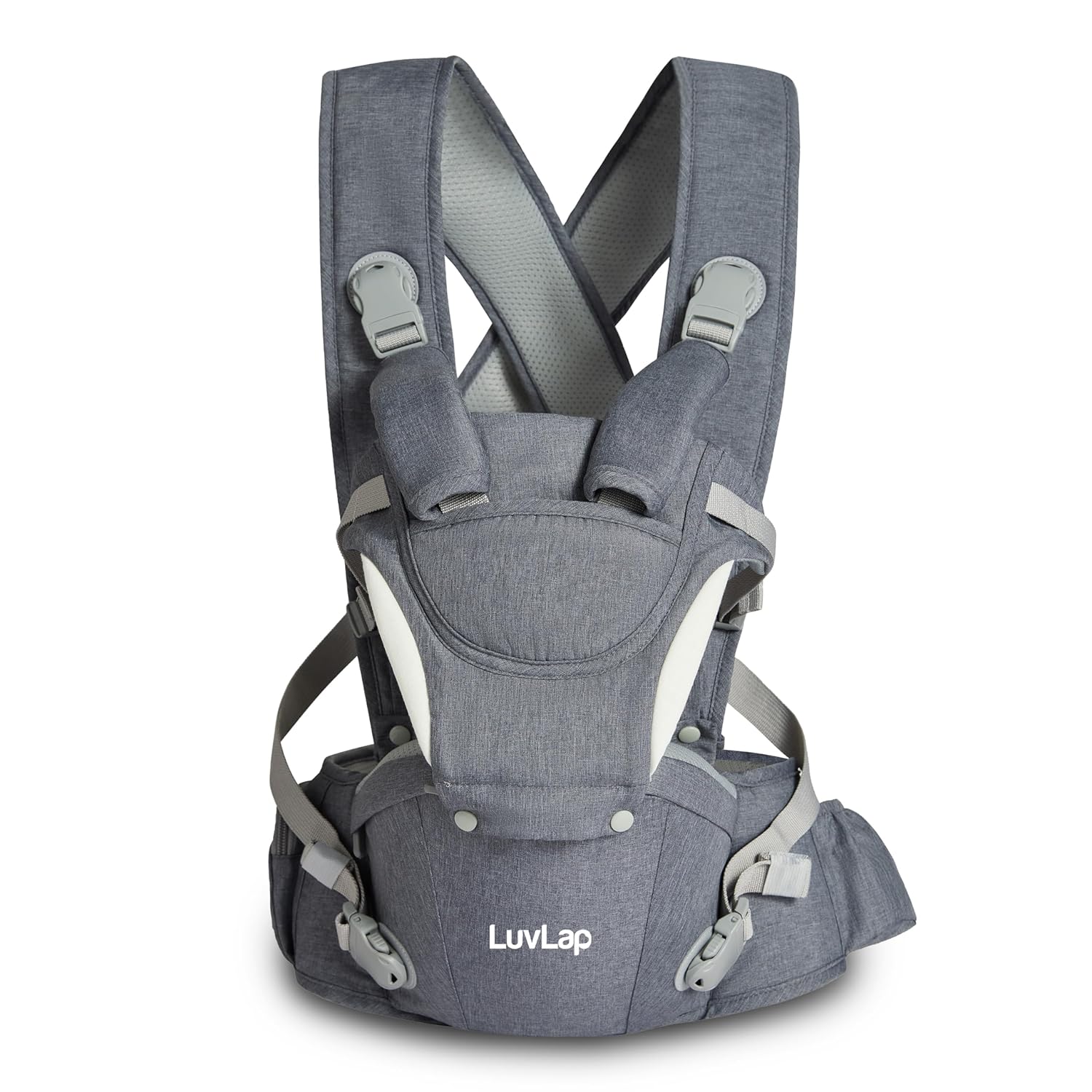 LuvLap Comfy Plus Baby Carrier - 6 Adjustable Carrying Modes, Ergonomic ...