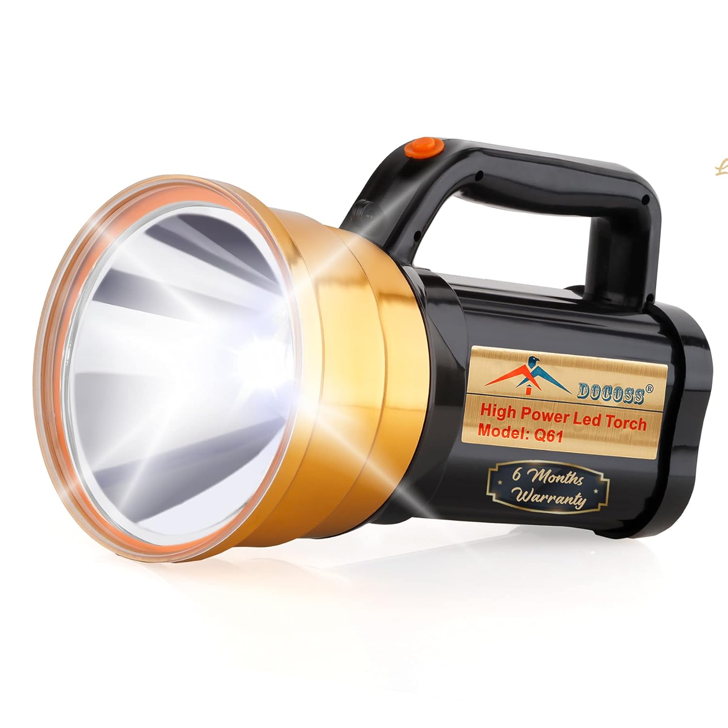 Docoss Long Range LED Torch Light 2000lm