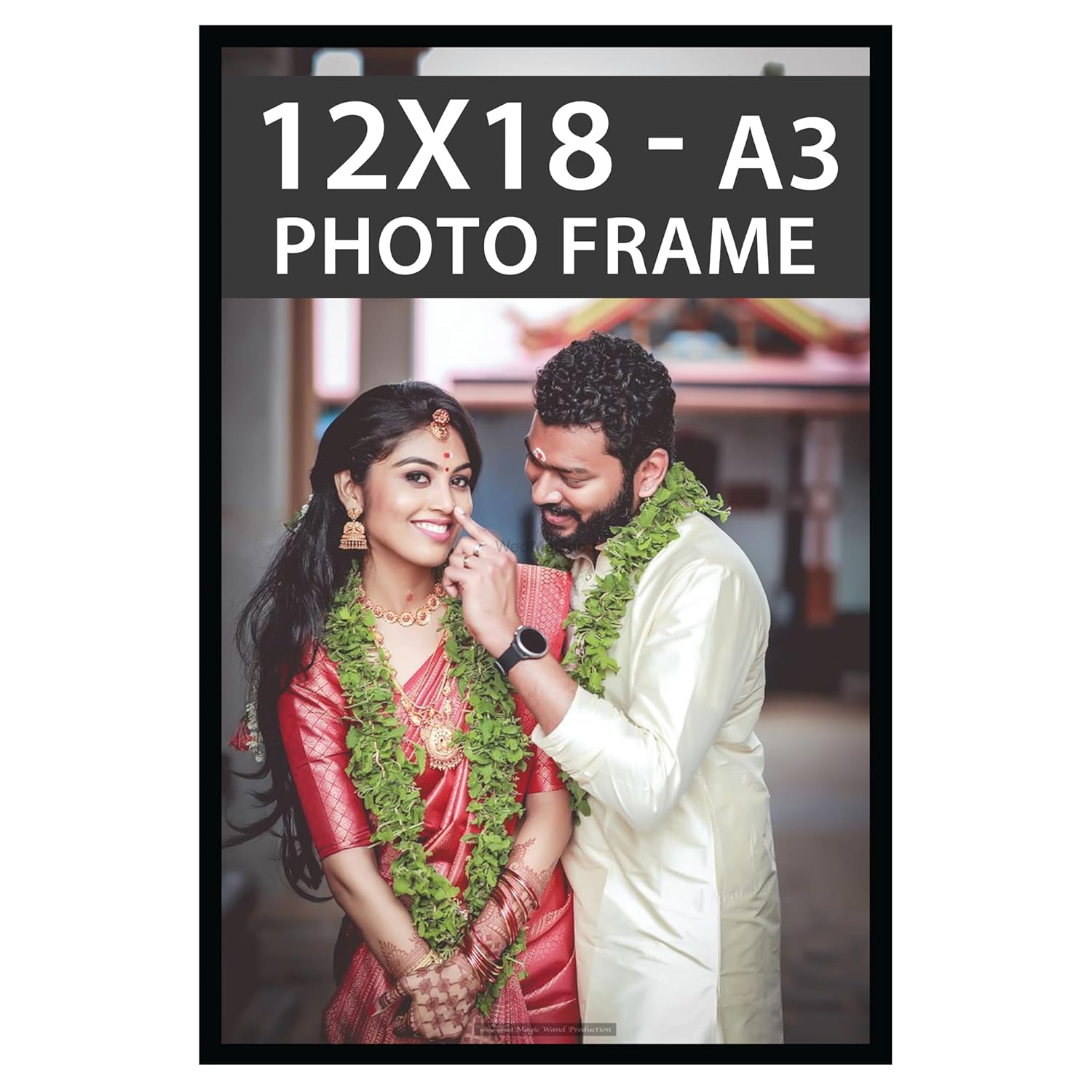 Customized 12x18 Photo Frame with Personalized Prints